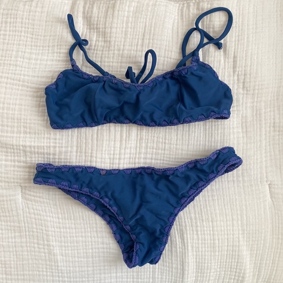 Posh Pua | Swim | Posh Pua Blue Bikini Set | Poshmark